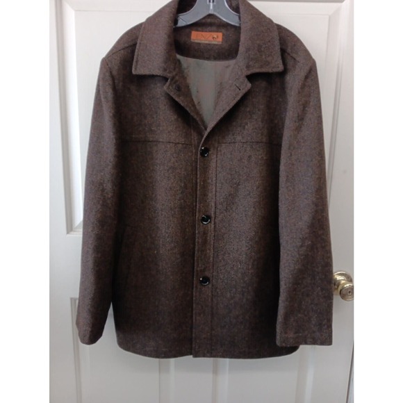 Enzo | Jackets & Coats | Enzo Tovare Mens Italian Wool Sb Peacoat Car ...